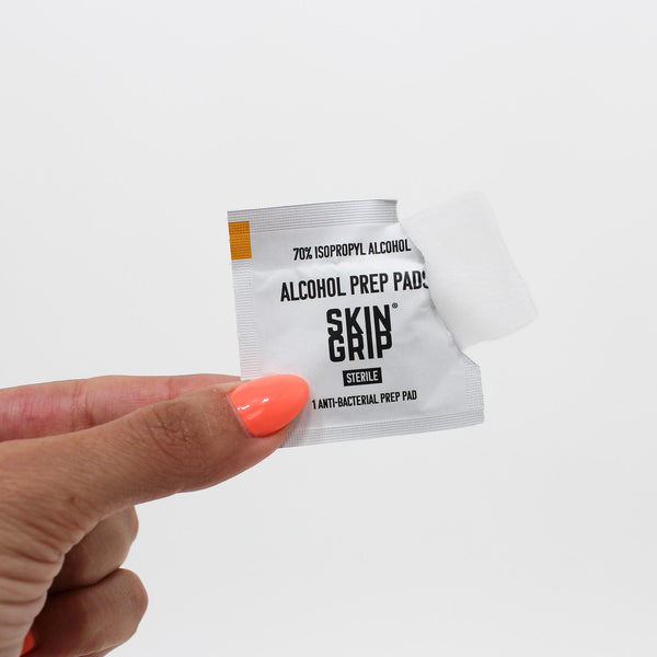Skin Grip Alcohol Prep Pads - 100 Count
